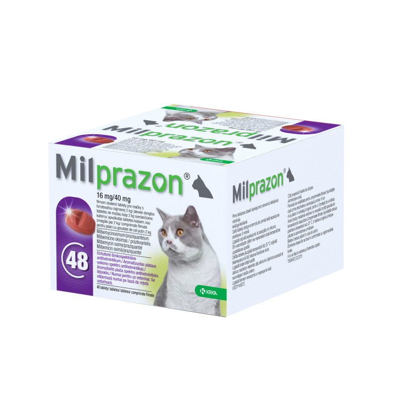 „Milprazon” Cat 16mg/40mg 2-8kg - BoNiVeta