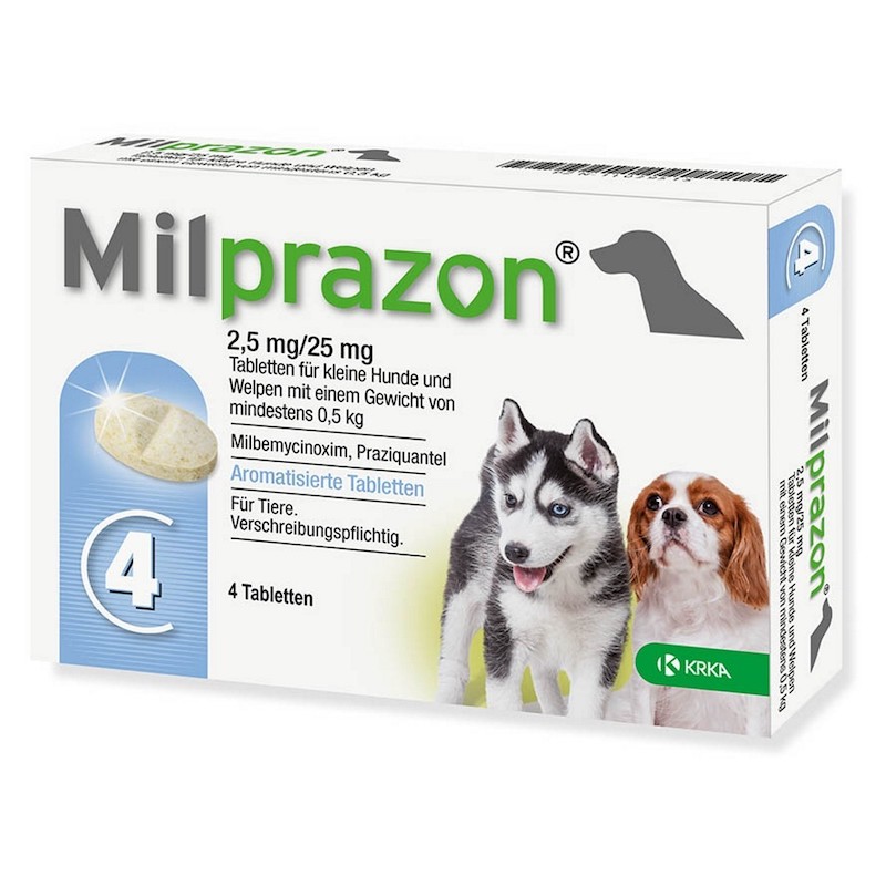„Milprazon” Dog 2,5mg/25mg 0,5-10kg - BoNiVeta