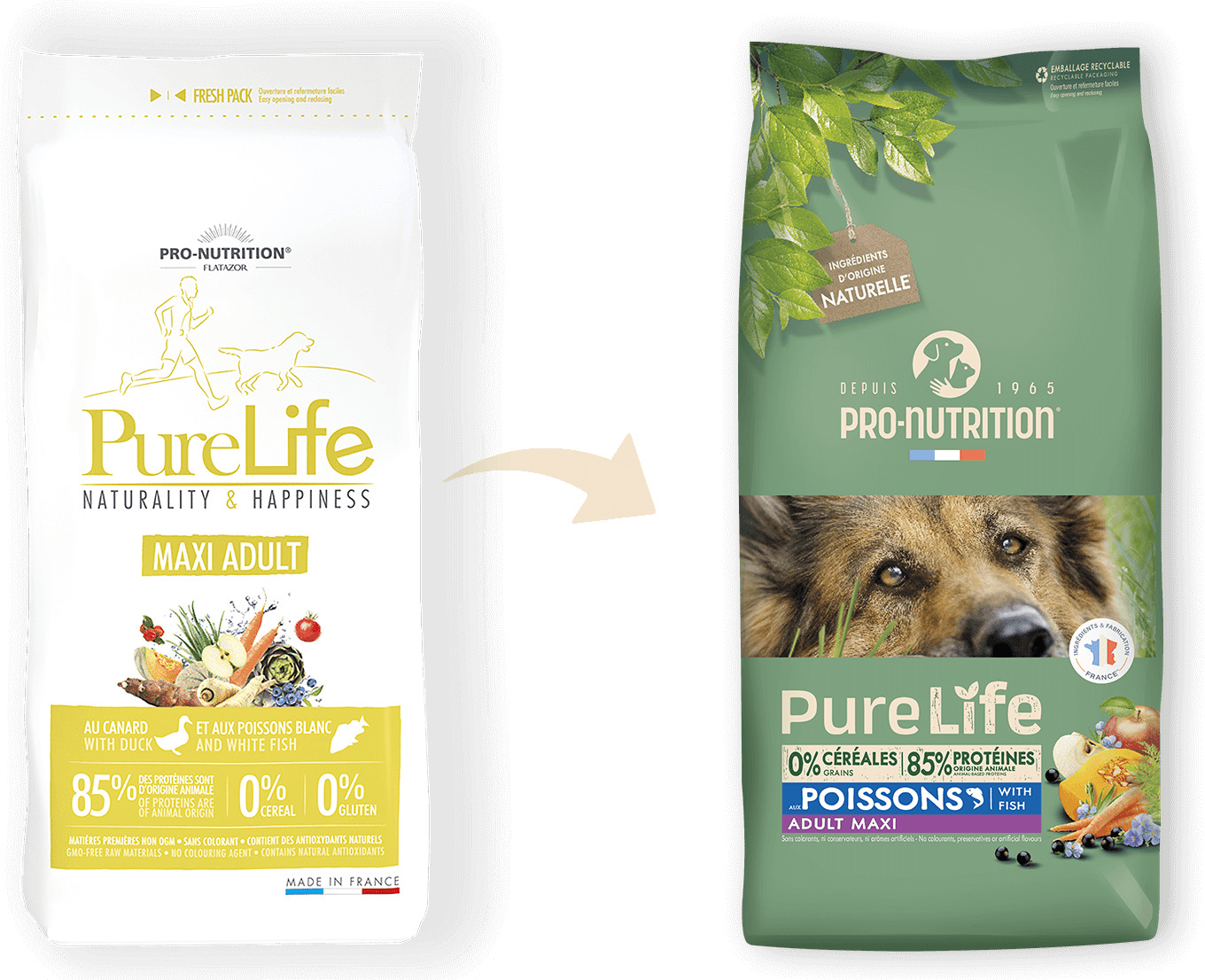 „Pro Nutrition“ Pure Life Maxi Adult 12kg. - BoNiVeta