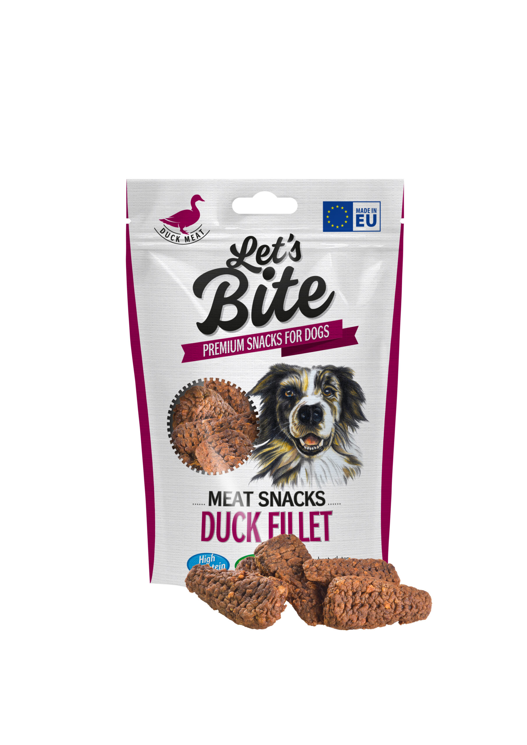 Brit Let's Bite Duck Fillet 80g - BoNiVeta