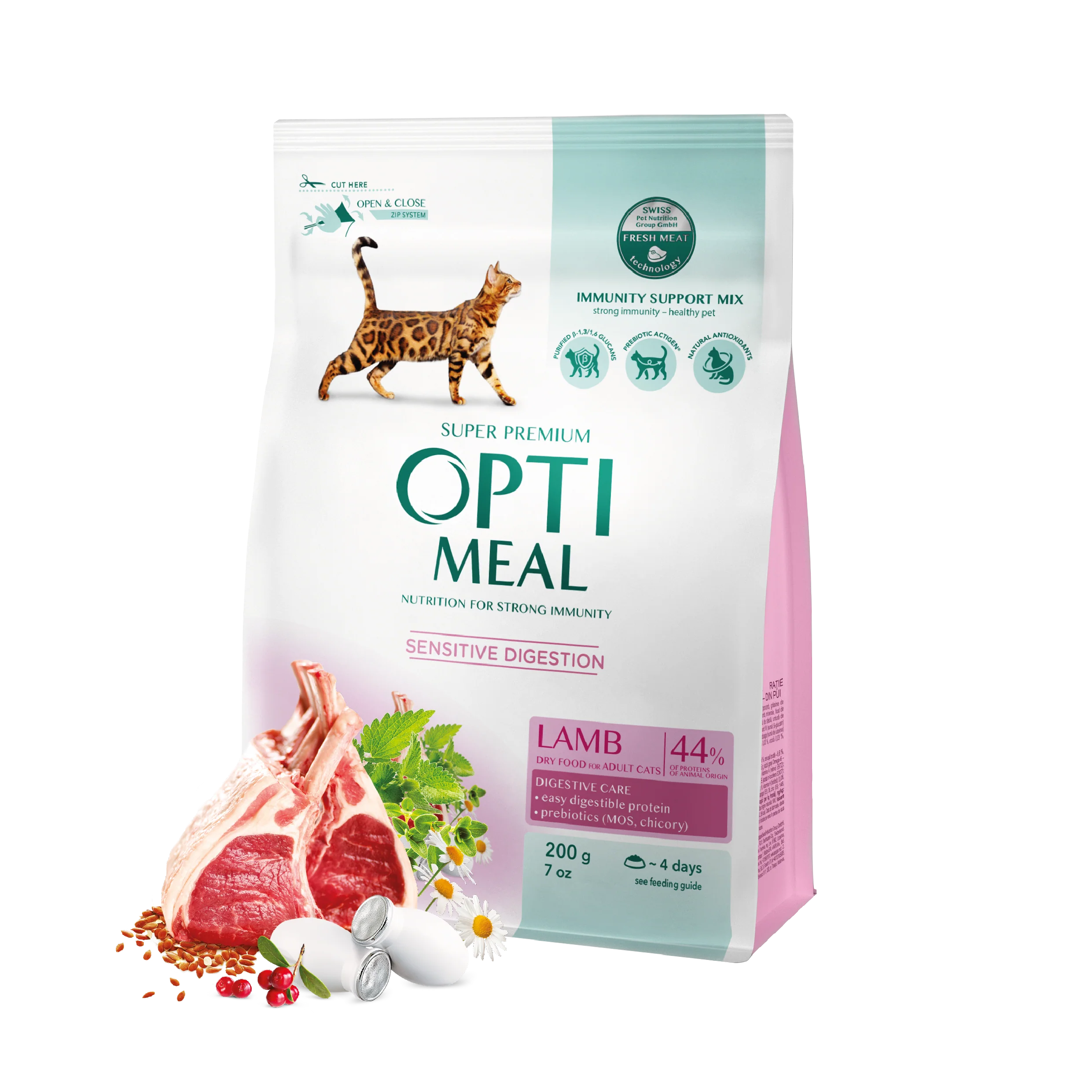 Optimeal Adult Cat Lamb - BoNiVeta