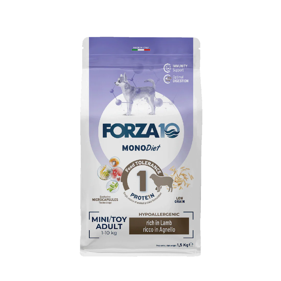 „Forza10“ Monodiet Mini Adult Lamb 1,5kg - BoNiVeta