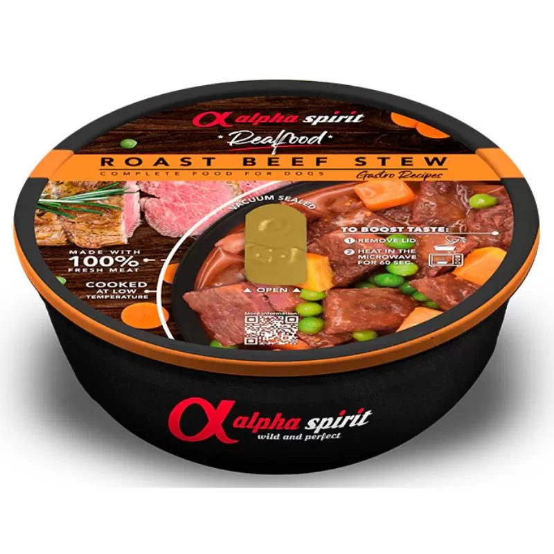 Alpha Spirit Roast Beef Stew 280g - BoNiVeta